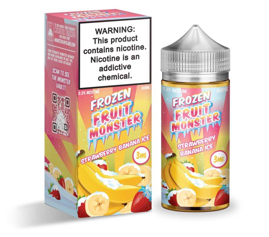 Strawberry Banana Ice Frozen de Fruit Monster - Vapemex