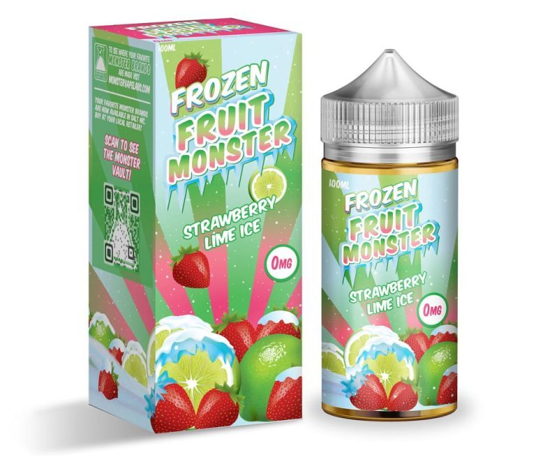 Strawberry Lime Ice Frozen de Fruit Monster – Vapemex